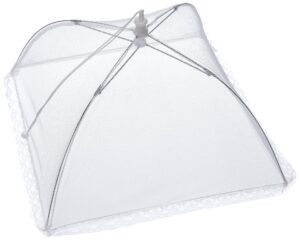 chef craft food cover umbrella tent, 12 inch (pack of 4)