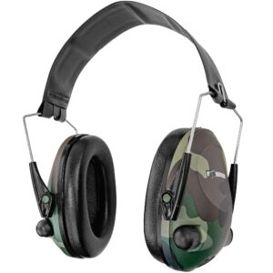 boomstick camo electronic ear muff with 4 aaa