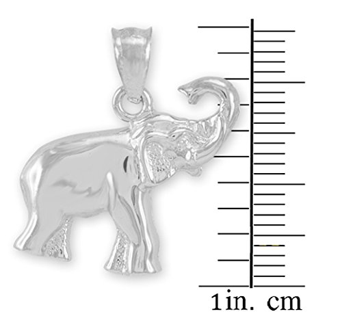 Stunning Sterling Silver Lucky Indian Elephant Charm Pendant