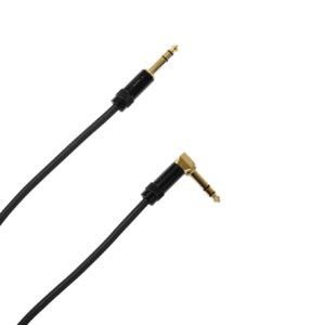 Audio 2000s E26103P2 1/4" TRS Right Angle to 1/4" TRS 3 Feet Cable