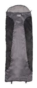 wfs ultra lite 40-50 degree sleeping bag or liner, black/grey