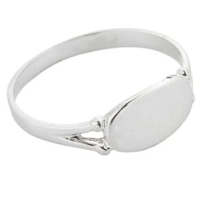 925 sterling silver signet ring for women (size 6)