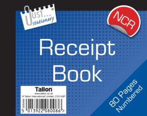 just stationeryncr receipt book 1-80 pages