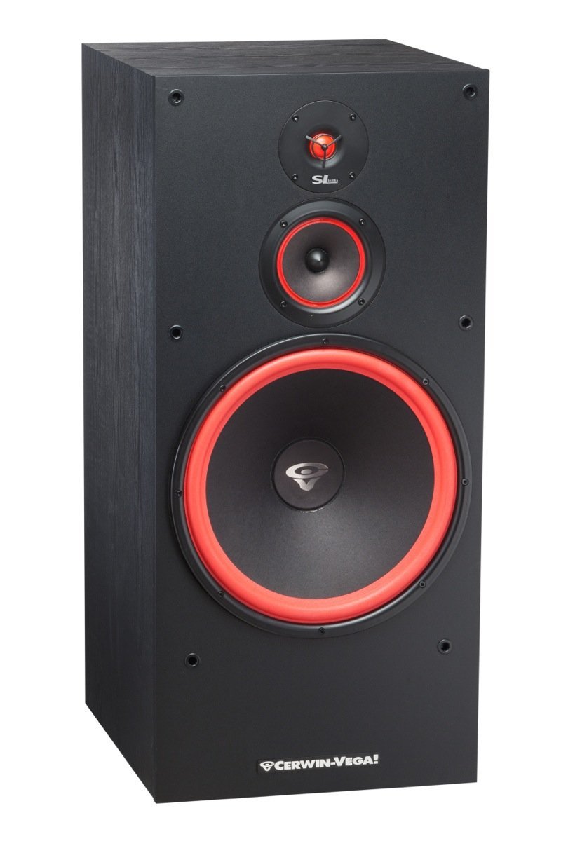 Cerwin Vega SL-15 15" 3-Way Floor Speaker - 15" woofer, 5 1/4" Mid Driver, 1" Soft Dome Tweeter. Bigger cabinet delivers bigger bass.3-Way Floor Tower Speaker