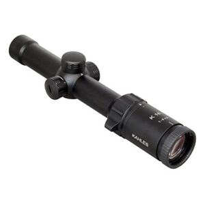 Kahles Optics K16I 1-6x24 SM1 Reticle Rifle Scope, 10515, Black