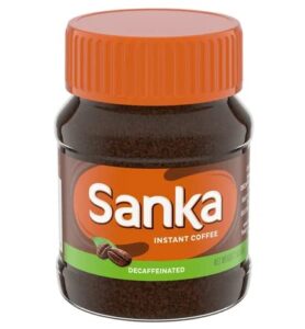 sanka instant decaffeinated coffee, 2 oz.