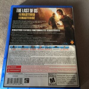 PS4 THE LAST OF US REMASTERED (US) [video game]