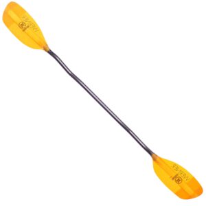 werner sherpa fiberglass bent shaft whitewater kayak paddle-197cm-amber