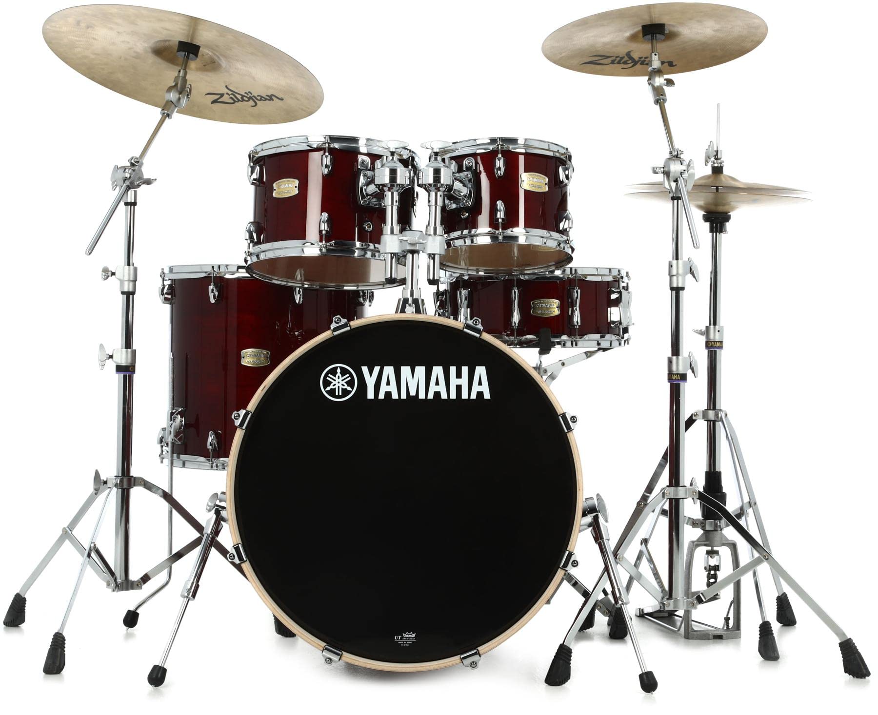 Yamaha Stage Custom Birch 5pc Drum Shell Pack - 22" Kick, Cranberry Red