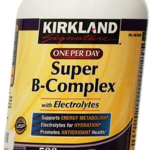 Kirkland Signature One Per Day Super B-Complex with Electrolytes,500 tablets