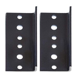 Reliable Hardware Company Rack Rail, Black Powder Coat (RH-3-SRR-A)