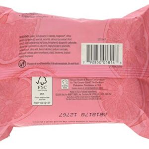 Burt's Bees Facial Cleansing Towelettes, Pink Grapefruit 30 ea (Pack of 2)