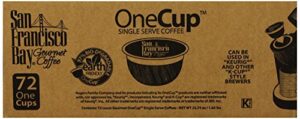 san francisco bay onecup, french roast, 72 single serve coffees