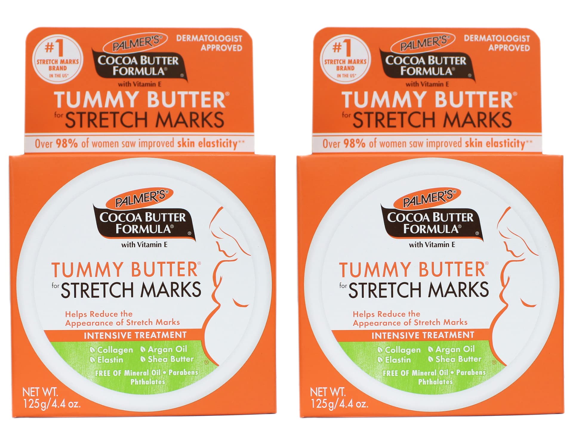 Palmer's Cocoa Butter Formula Tummy Butter For Stretch Marks, 4.4-Ounce Units (Pack of 2)