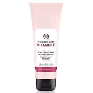 the body shop vitamin e gentle facial wash, 3.4 ounce