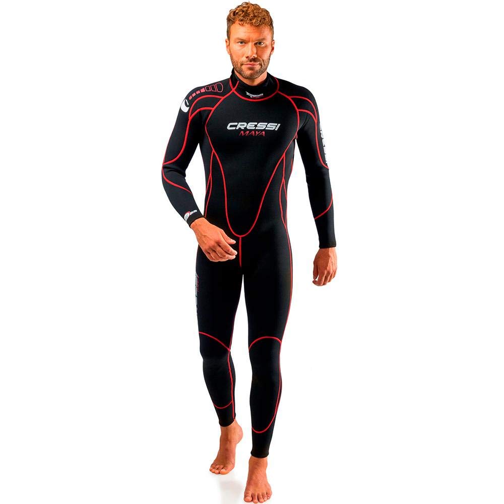 Cressi Maya 2.5 mm, Black/Red, XL