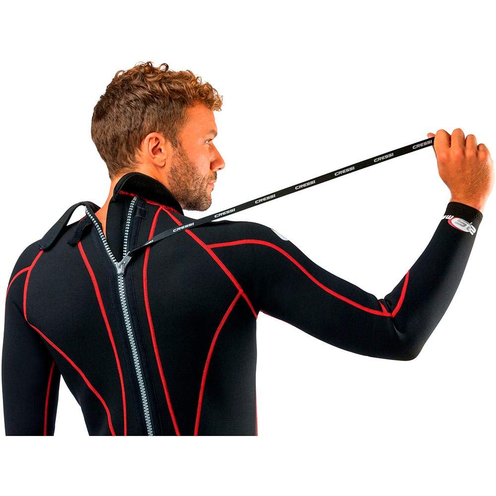 Cressi Maya 2.5 mm, Black/Red, XL