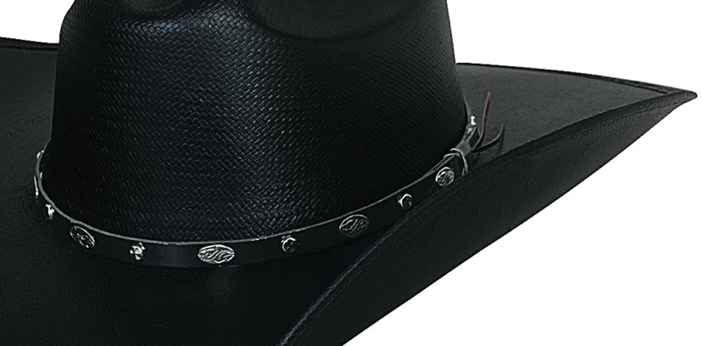 Bullhide Justin Moore Hank It - (50x) Straw Cowboy Hat (6 7/8) Black