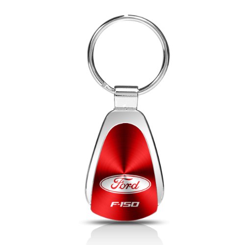 Au-TOMOTIVE GOLD Tear Drop Key Chain for Ford F-150 (Red)