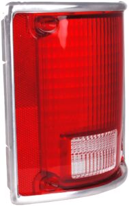 dorman 1610089 passenger side tail light lens compatible with select chevrolet / gmc models