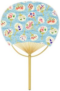 shikoku group us22-22 fan kyo-dyed paper play house fan tsukushi wooden women's