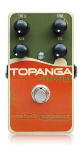 topanga reverb guitar effects pedal