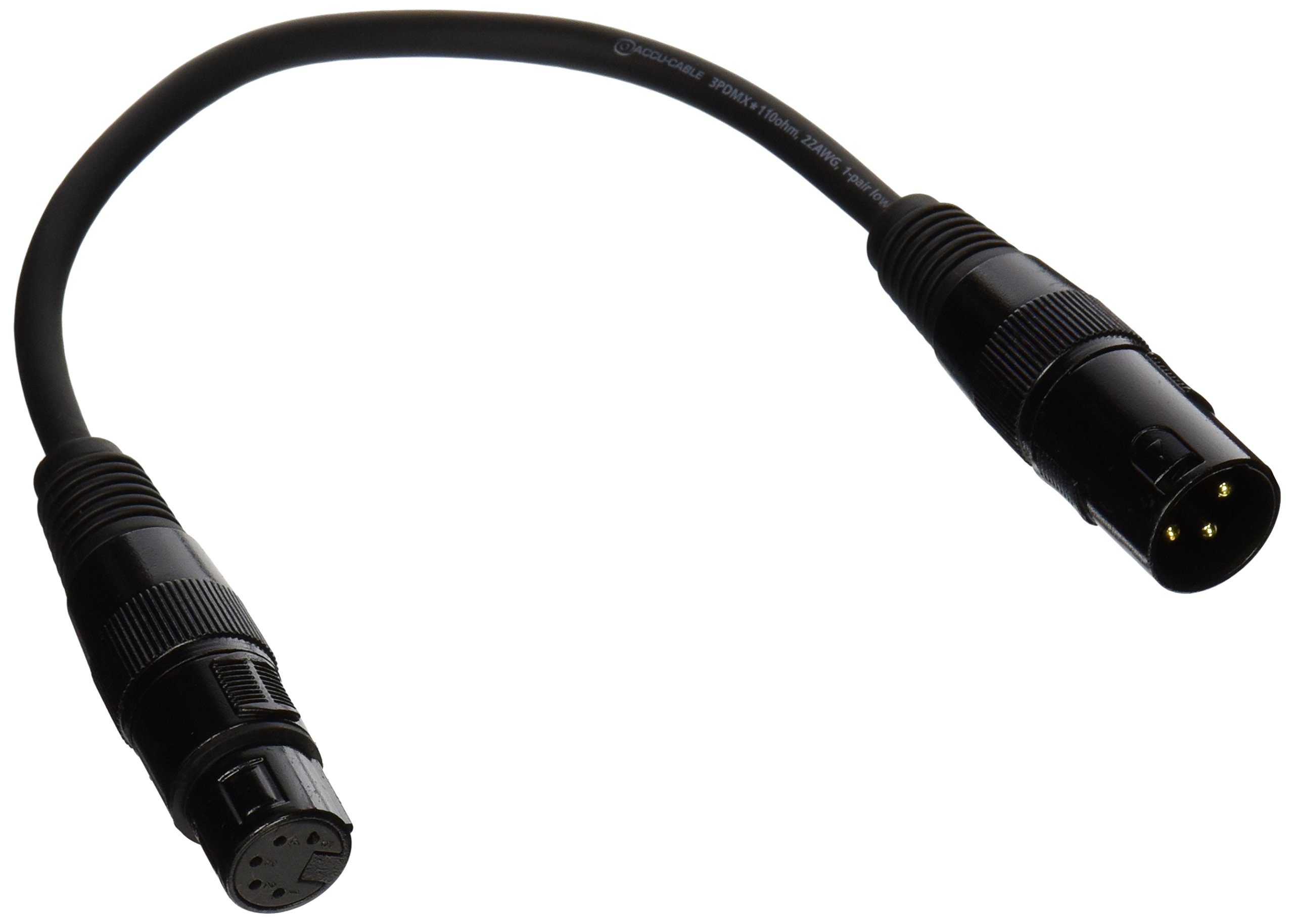 adj Products AC3PM5PFM 3P Male XLR to 5P Female XLR Cable