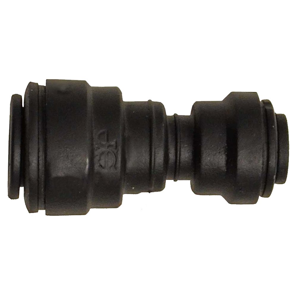 John Guest Speedfit PP201612E Black 1/2" X 3/8" OD Polypropylene Push-to-Connect Reducing Union Connector (10-Pack)