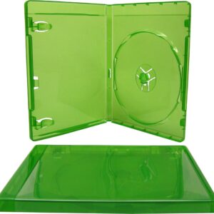 (25) 12mm Replacement Video Game Cases - Translucent Green - Compatible with Xbox One - #VGBR12XONE