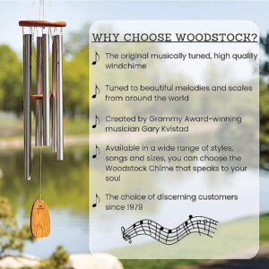 Woodstock Chimes Signature Collection, Woodstock Reflections, 22'' The Lord's Prayer Inspirational and Memorial Wind Chimes for Outdoor, Patio, Home or Garden Décor (WRLP)