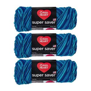 red heart e300-3944 red heart super saver yarn - macaw