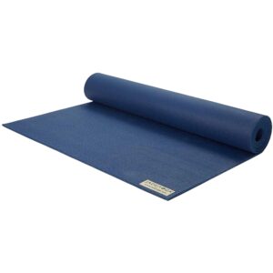 jadeyoga xw harmony yoga mat – extra wide and extra long yoga, workout, home exercise, fitness mat for home and gym- yoga mat for men and women- 80" midnight blue