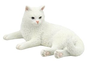 unicorn studio 5 3/4 inch british shorthair white cat