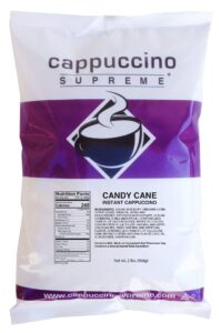 cappuccino supreme 2 lb bag candy cane instant cappuccino mix