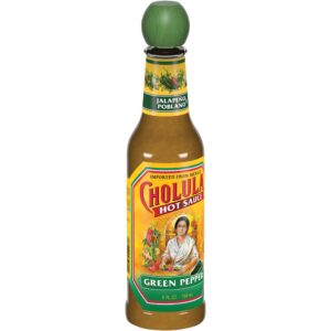 cholula green pepper hot sauce, 5 fl oz