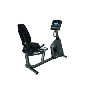 life fitness rs1 recumbent indoor cycling exercise bike with go console