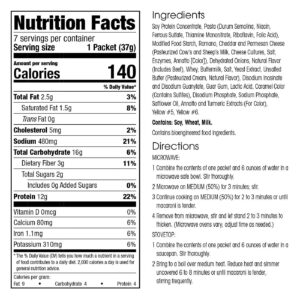 WonderSlim Protein Pasta, Cheese Steak Macaroni, 140 Calories, 12g Protein (7ct)