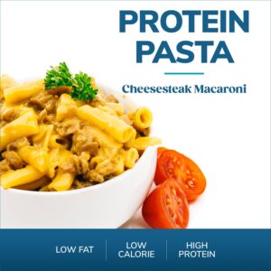 WonderSlim Protein Pasta, Cheese Steak Macaroni, 140 Calories, 12g Protein (7ct)