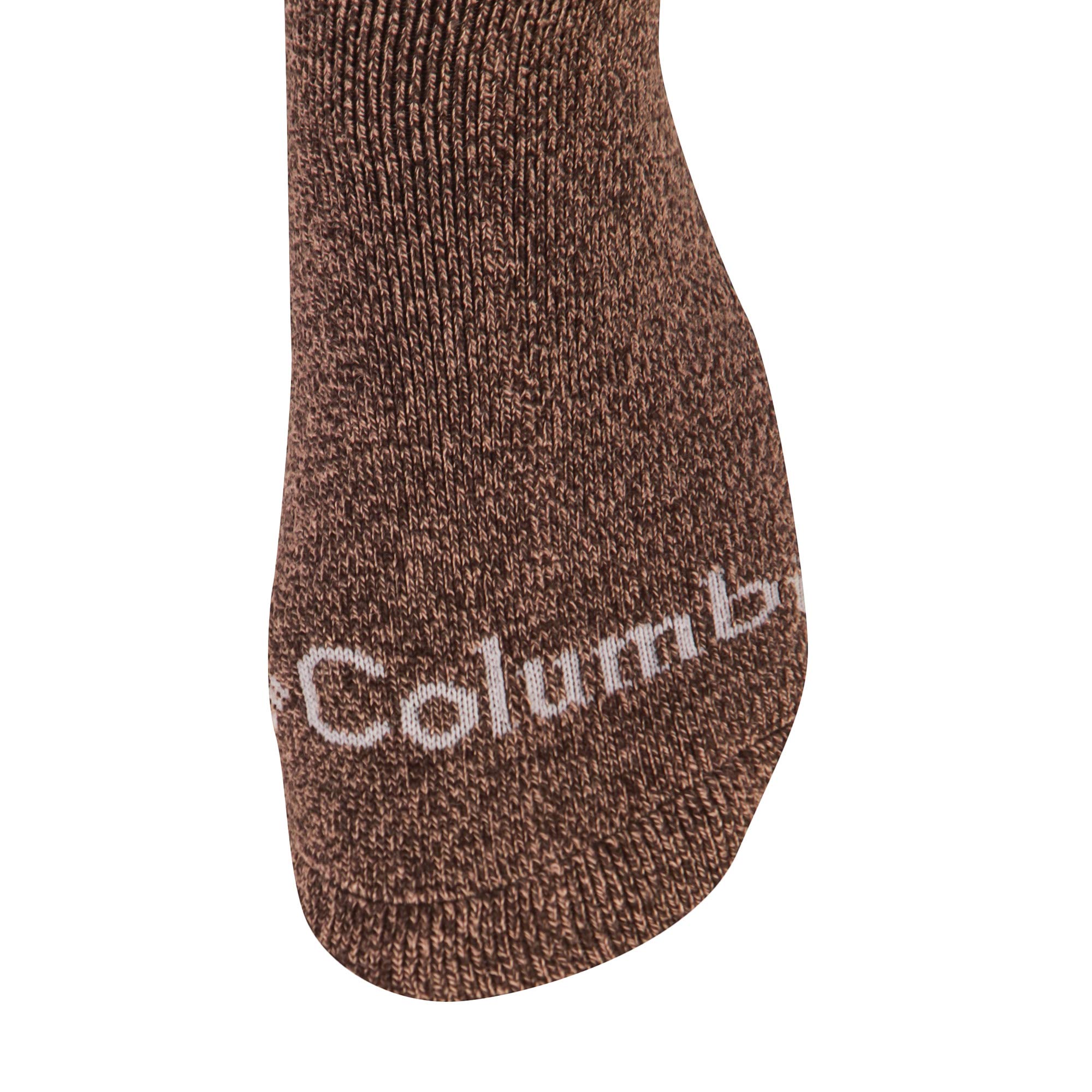 Columbia Men's 2 Pack Casual Wool Crew Socks, Charcoal Marl, Shoe Size 6-12