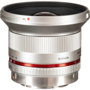 Rokinon RK12M-MFT-SIL 12mm F2.0 Ultra Wide Angle Lens for Olympus/Panasonic Micro 4/3 Cameras