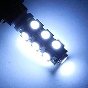 Sago 10 Pack, Wedge T10-T5 1w Bulb 360deg LED Extra bright for Malibu 12v Dc Landscape Light-13 SMD- pure White