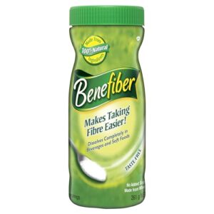 benefiber taste-free, sugar-free fiber supplement powder for digestive health 74 servings 261g