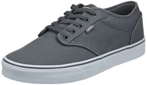 vans men's atwood, canvas pewter white, 11