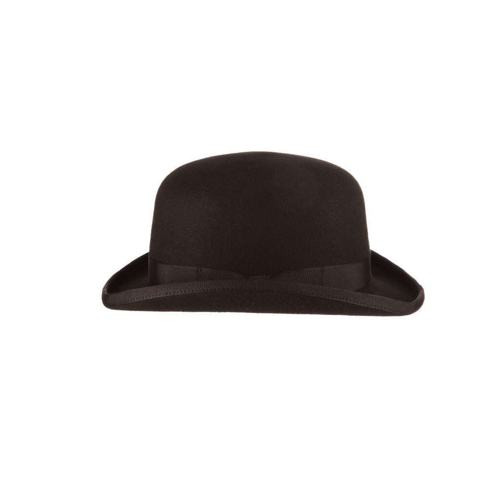 Scala Classico Men's Wool Felt Bowler Hat, Black, X-Large