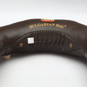 Bulgarian Bag Suples Original - Leather Size M(26lbs), Made by Suples, Including The Instructional Video from The Inventor Coach Ivan Ivanov (Wrestling, Fitness)