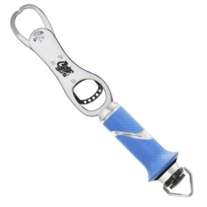 cuda 11.5" grip & scale | durable for saltwater and freshwater use up to 50 lbs fish scales with non-slip scale pattern grip & stainless steel jaws | lanyard included