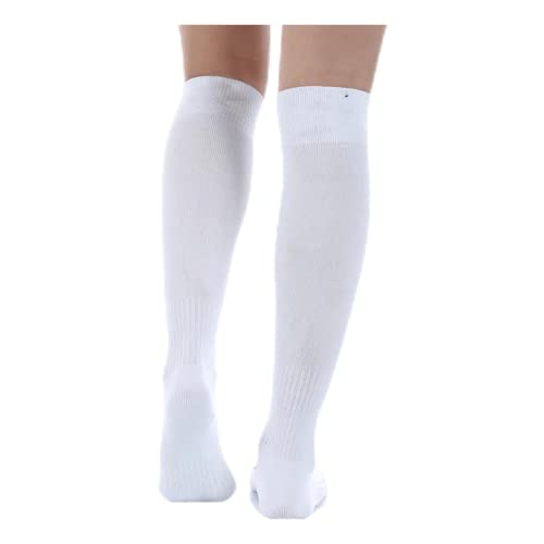 Nike Academy Over-The-Calf Soccer Socks, White/Black, Medium