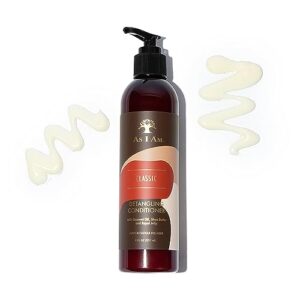 As I Am Detangling Conditioner Leave-in Tangle Releaser, 8 Ounce