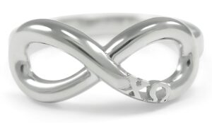 the collegiate standard chi omega sterling silver infinity ring (06)