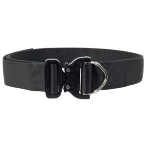 elite survival systems cobra rigger's belt with d ring buckle (black, large)